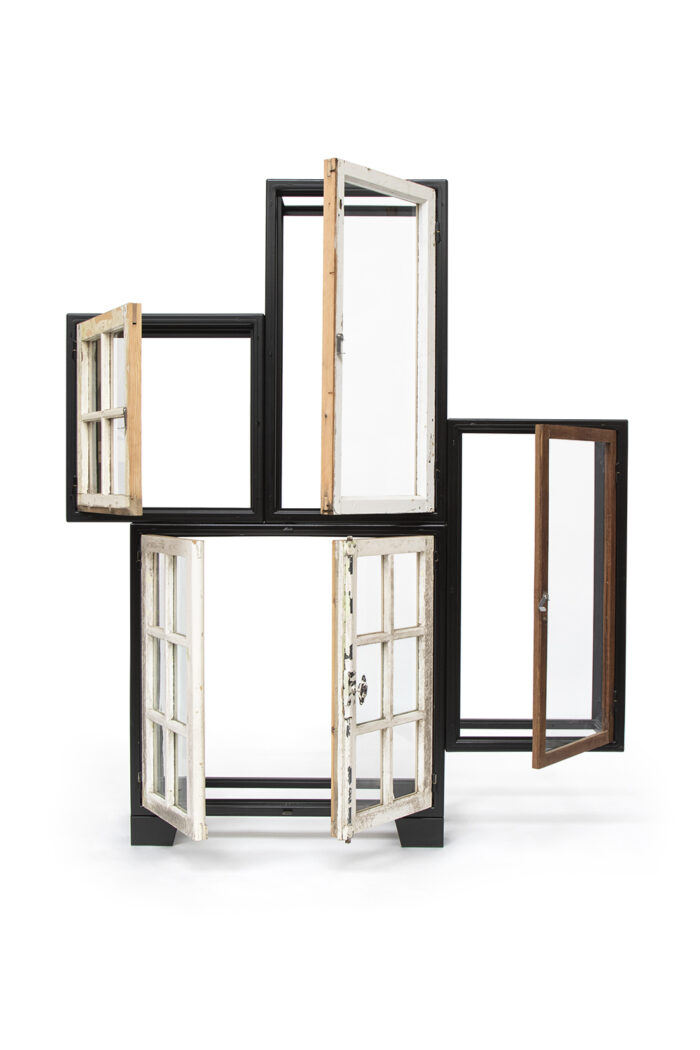 Old window frame cabinet - Webshop Piet Hein Eek
